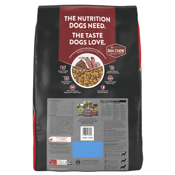 Purina Dog Chow Complete Adult Dry Dog Food Kibble Beef Flavor – Petsense