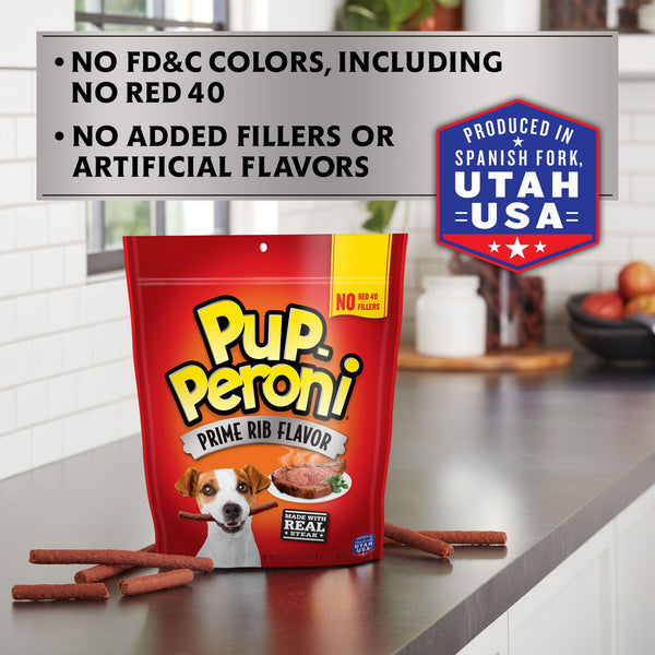 Pup-Peroni Prime Rib Flavor Dog Treats, 22.5oz Bag – Petsense