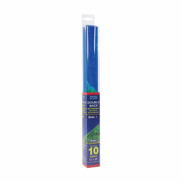 Penn-Plax Double-Sided Aquarium Background - Deep Blue Sea/Amazon Wate ...
