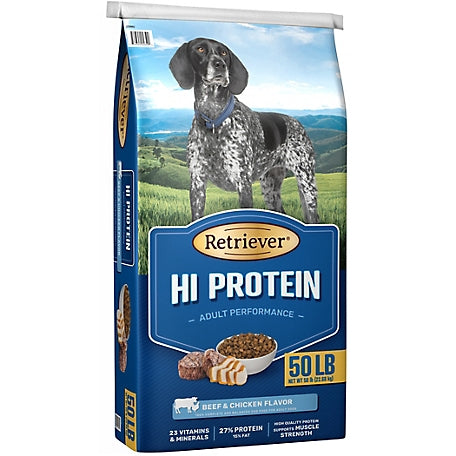 Retriever All Life Stages Hi Protein Chicken and Beef Recipe Dry Dog F ...
