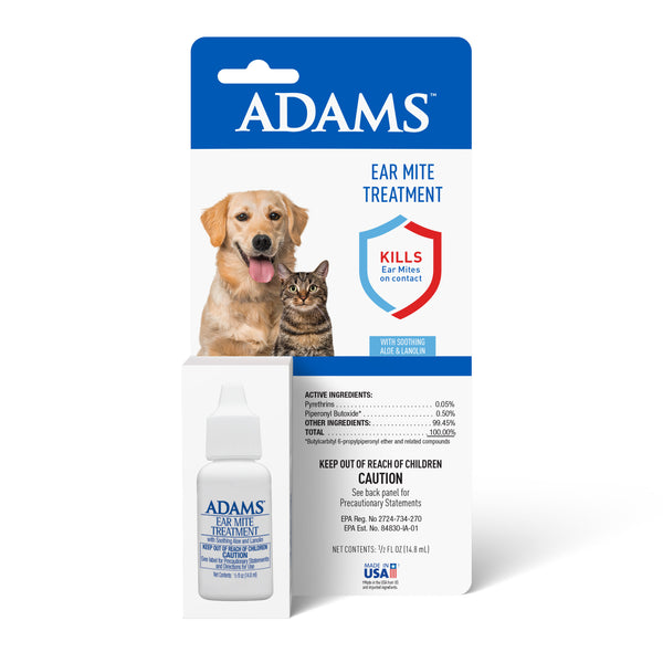 Adams Ear Mite Treatment Clear 0.5 fluid ounces – Petsense