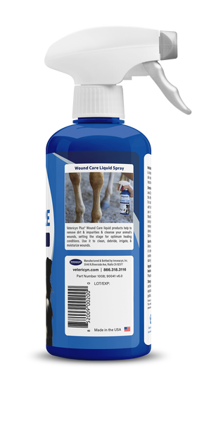 Vetericyn Plus Antimicrobial All Animal Wound Care Spray, 16-ounce ...