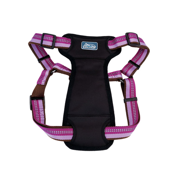 K9 Explorer® Reflective Adjustable Padded Dog Harness, Rosebud XS ...