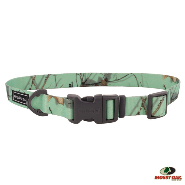 Water & Woods™ Adjustable Dog Collar, Mossy Oak Mint Camo Large – Petsense