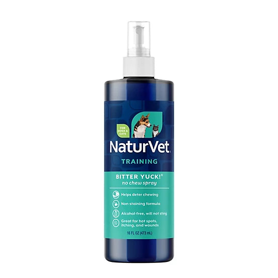 NaturVet Bitter Yuck! No Chew Spray, 16 oz. – Petsense