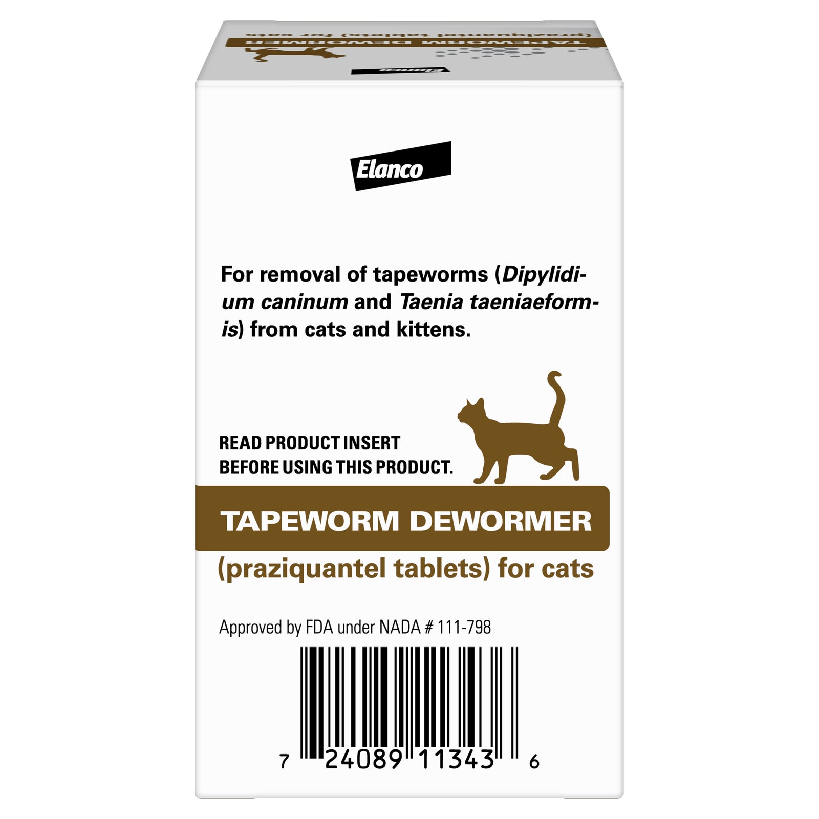 Elanco Tapeworm Dewormer for Cats, 3ct. – Petsense